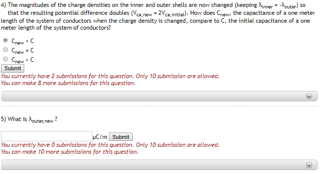 Solved An infiinitely long solid conducting cylindrical | Chegg.com