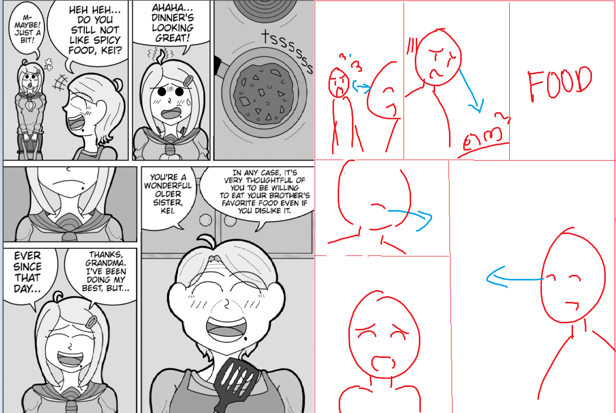 I enjoy drawing right-to-left manga style comics in my free time! I ...