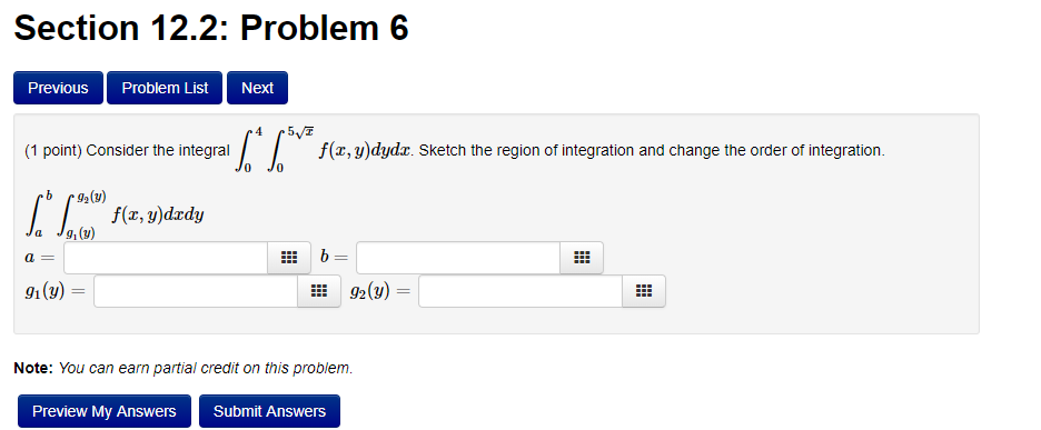 Solved Section 12.2: Problem 6 Previous Problem List Next (1 | Chegg.com