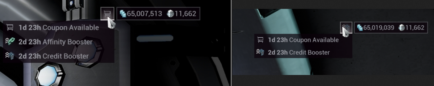 Missing Affinity Booster - General - Warframe Forums