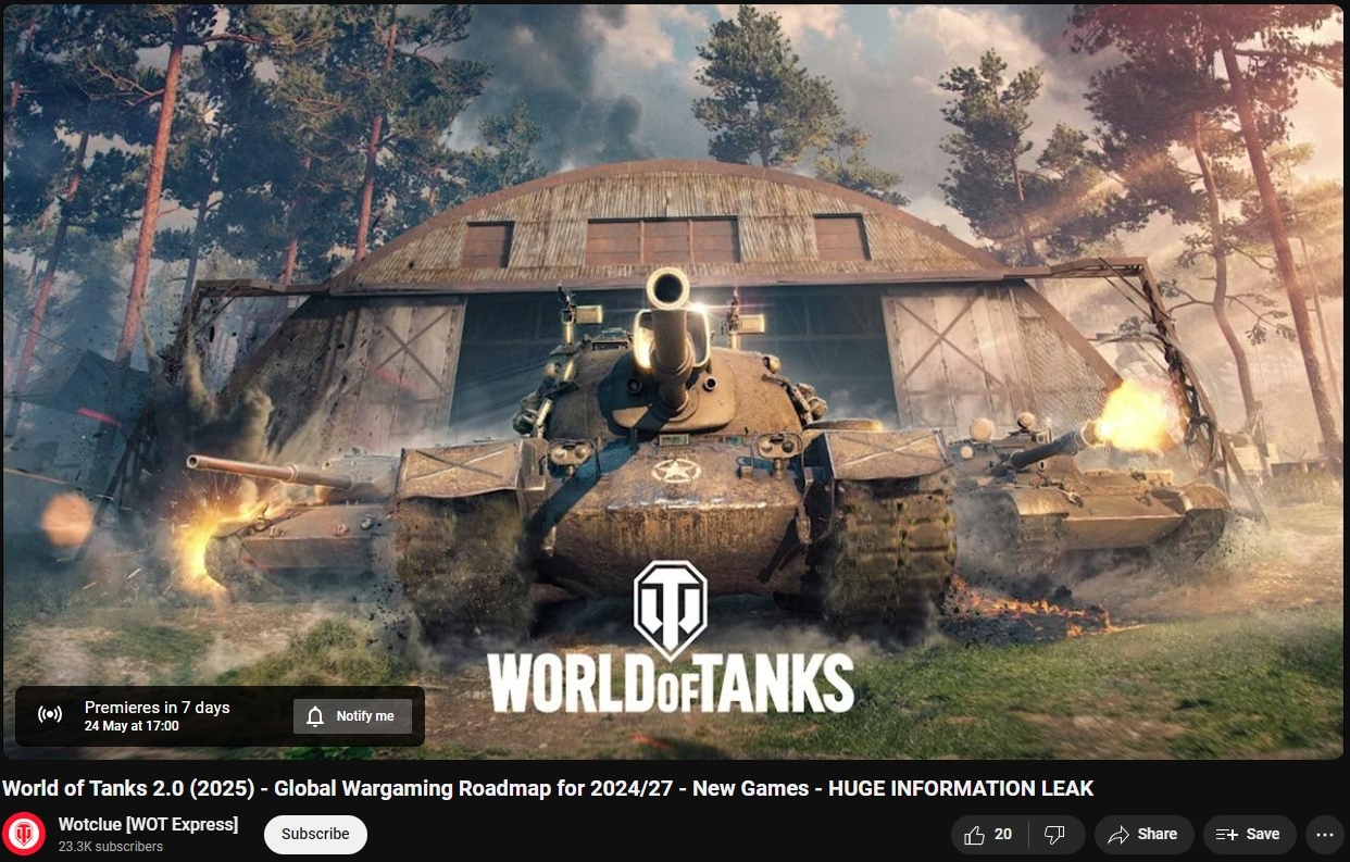 WOT Express: World of Tanks 2.0 (2025) – Global Wargaming Roadmap for ...