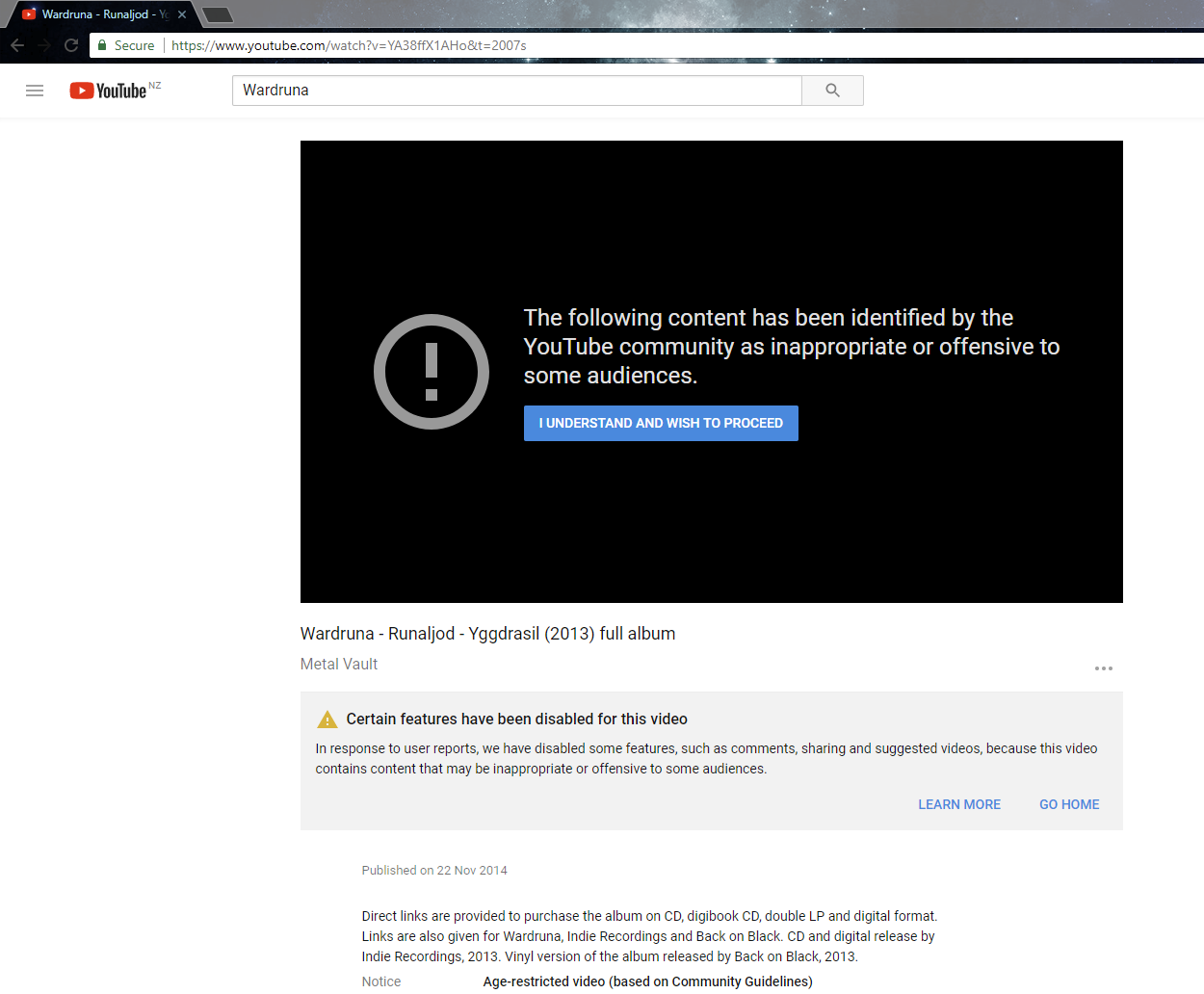 Could someone explain why this is marked as inappropriate? : r/youtube