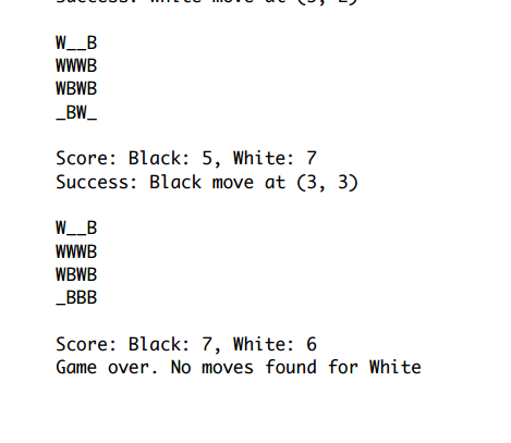 Solved Need to make a Reversi/Othello Board game in JAVA The | Chegg.com