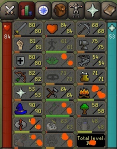 Vouched, Selling ds2 account 80 melee, 82 ranged, 90 magic, b gloves ...