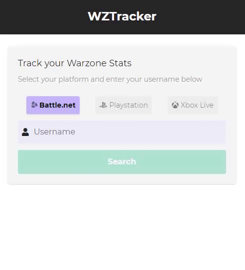 GitHub - ABojo/warzone-tracker-client: A web app that allows Warzone players to check their ...
