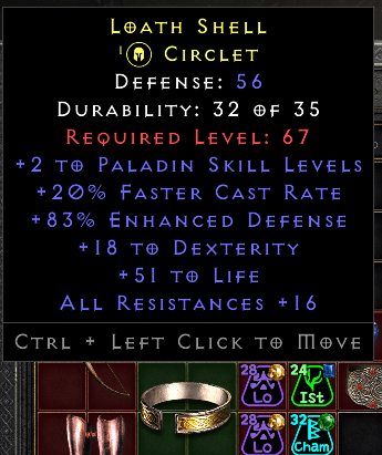 = Paladin Circlet = - Topic - d2jsp