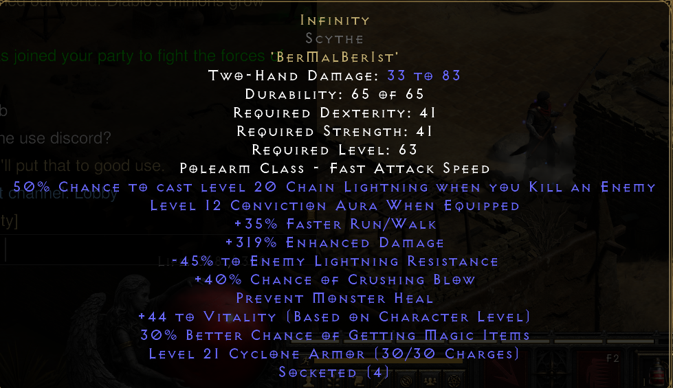 Iso Infinity - Topic - d2jsp