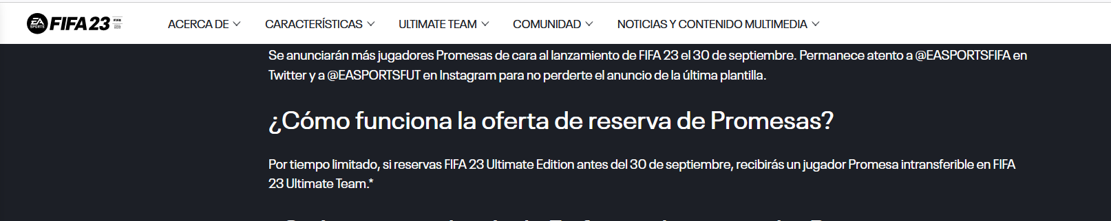 Error FIFA 23 (sobre promesa) - Forocoches