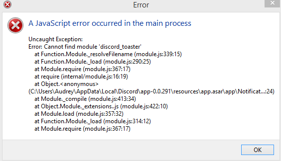 Help! Continuous Error Message While Opening Discord : r/discordapp