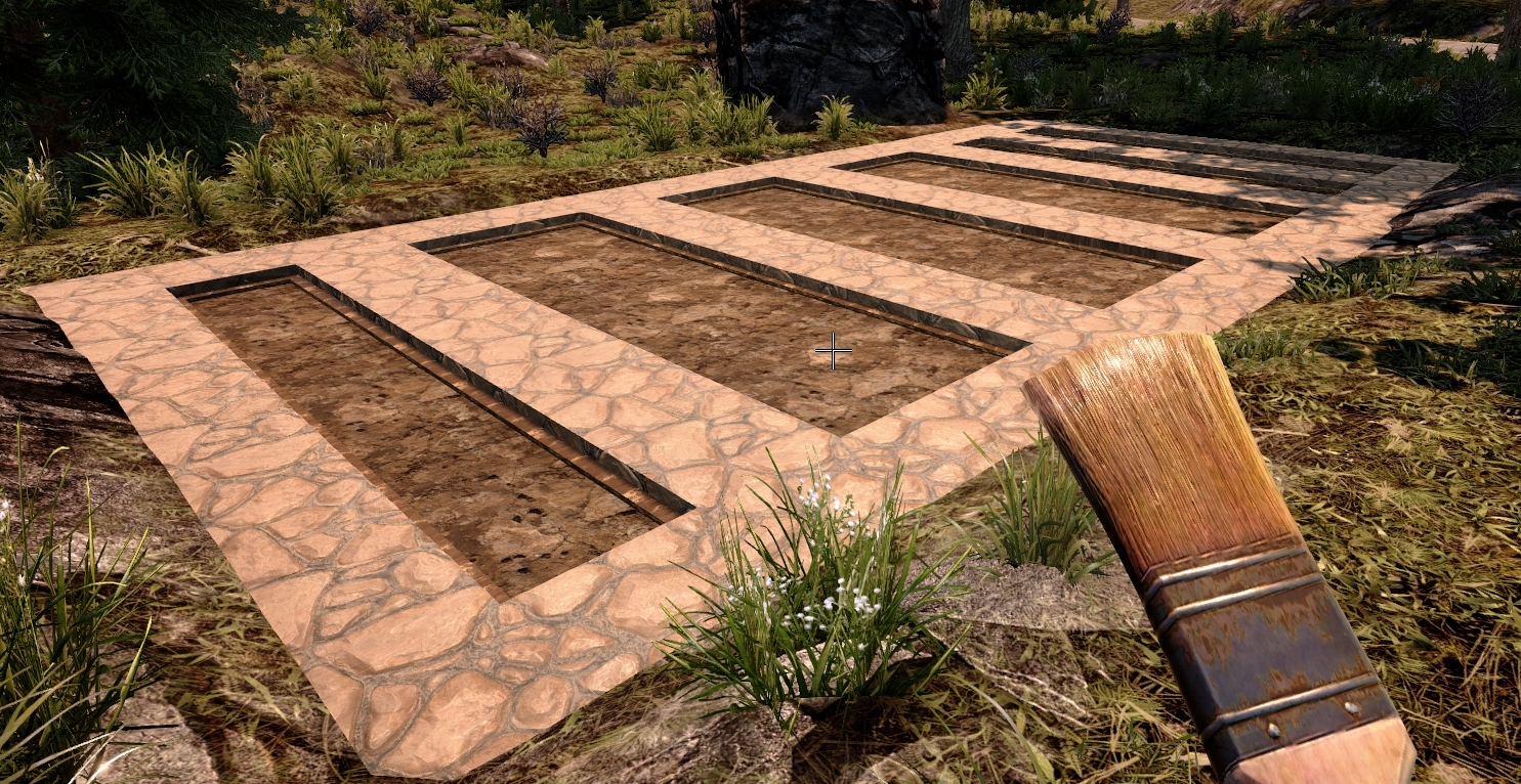 Any way to make the ground around farm blocks flush? : r/7daystodie