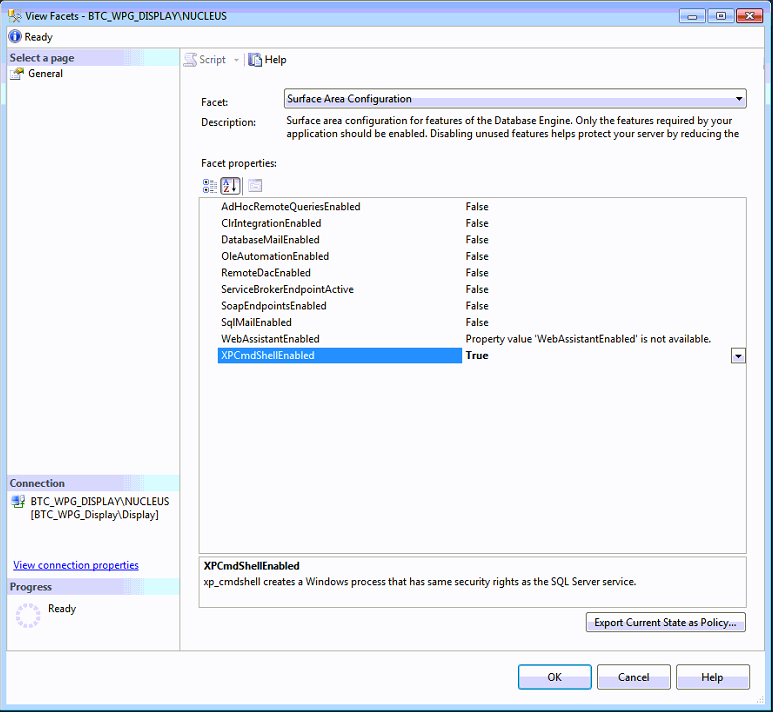 Knowledge Base How Do I Enable XP cmdshell Feature For Microsoft SQL
