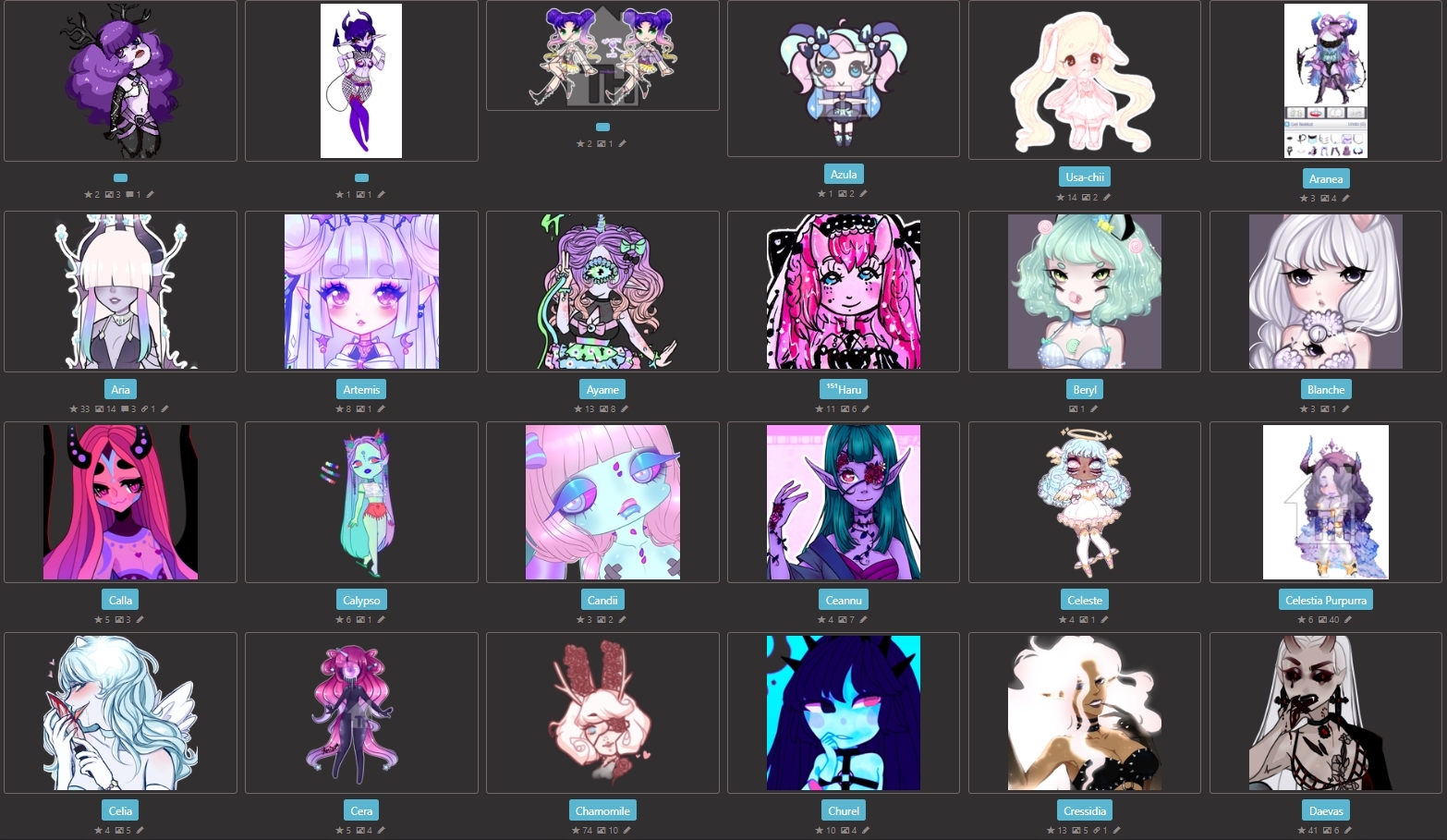 OCs for Sale and Trade! on Toyhouse