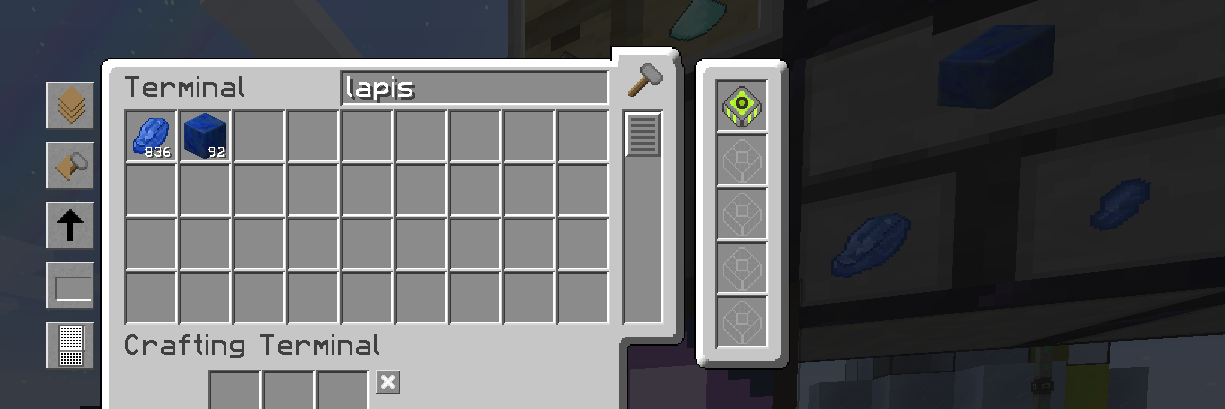 Protip: An ME storage bus connected to a Storage Drawer drawer ...