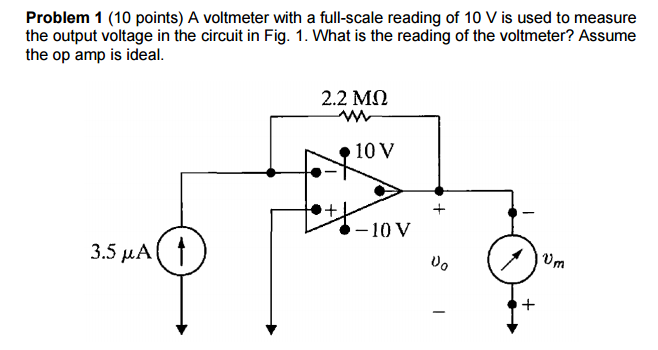 Solved A voltmeter with a full-scale reading of 10 V is used | Chegg.com