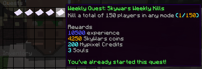 [Guide] Hypixel Levels, XP & Coin Multipliers - Questing for Dummies ...