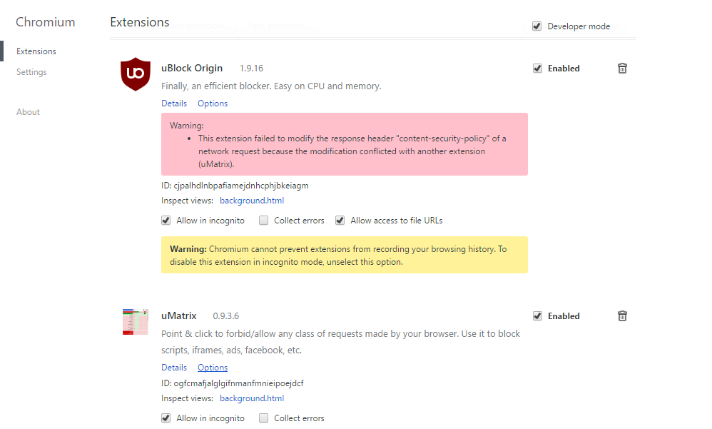 uMatrix/uBlock Origin conflict with each other and cause extension error randomly · Issue #669 ...