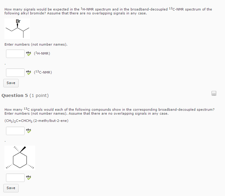 Solved How many signals would be expected in the^1H-NMR | Chegg.com