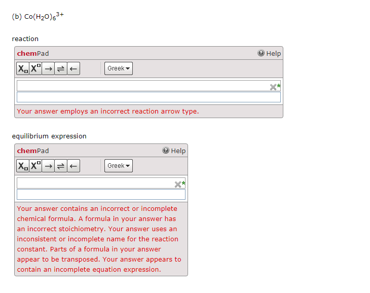 Solved Write The Dissociation Reaction And The Corresponding
