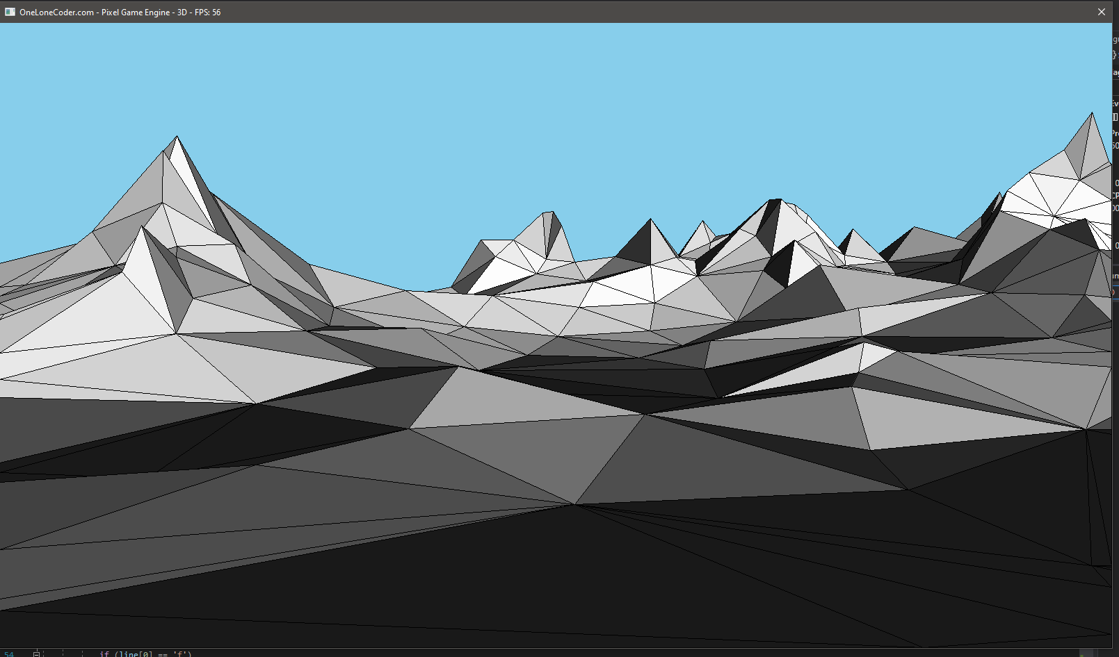 GitHub - Echo319/3D-graphics-engine: Using Javidx OLCPixelGameEngine to ...