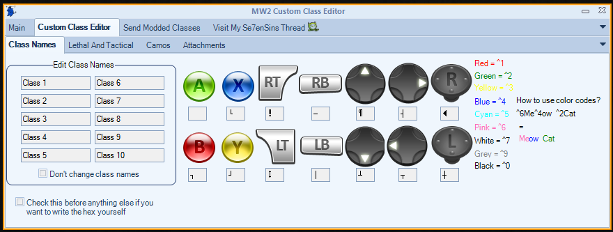 [UPDATE #4] [RELEASE] MW2 Custom Class Editor (Colored Classes, Golden ...