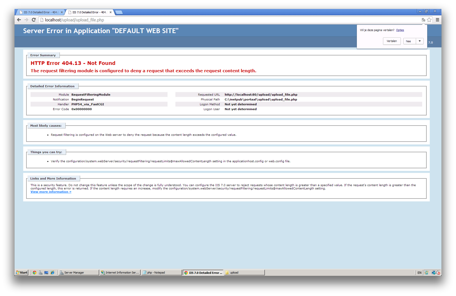  Solved How Do I Increase The Upload Size In IIS 9to5Answer
