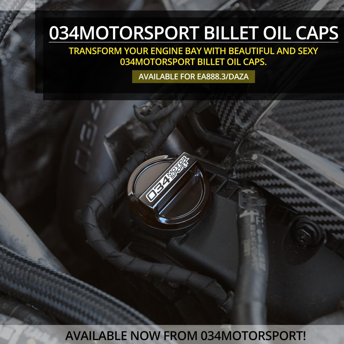 034Motorsport Billet Oil Cap Now Available from 034Motorsport!