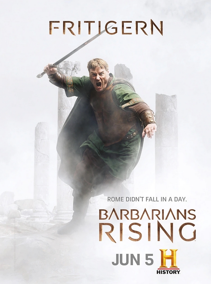 Just noticed the poster for "Barbarians Rising," series about the Roman ...