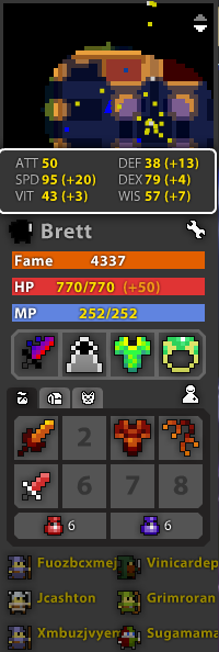 Finally enough speed to get loot from a Pentaract : r/RotMG