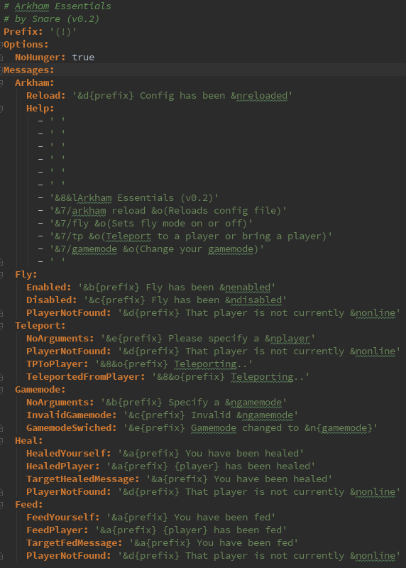 Solved - Help Disable Hunger | SpigotMC - High Performance Minecraft