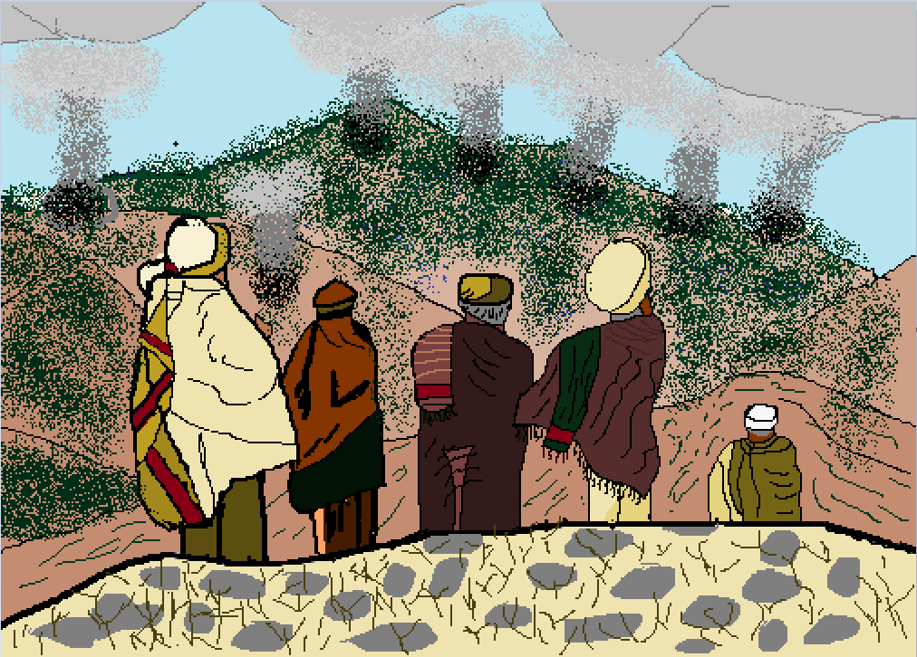 The battle of Tora Bora, December 2001 : r/mspaint