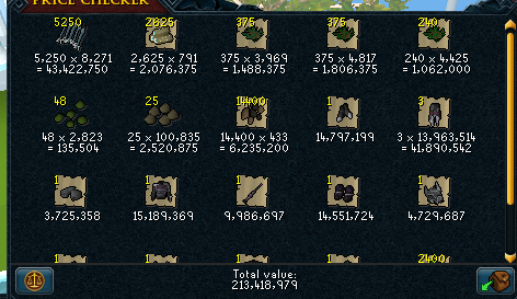 Loot from getting ancient emblem : r/runescape