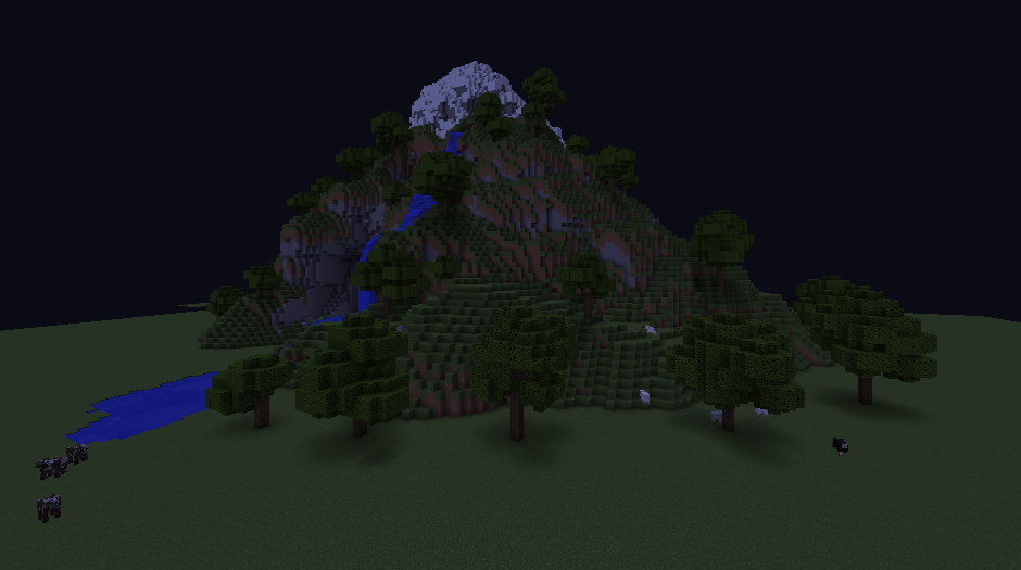 Landscaping Build - Mountain - Creative Mode - Minecraft: Java Edition ...