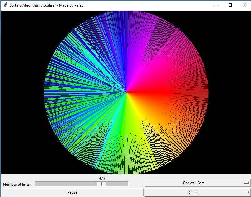 Github Pstefa1707sorting Algorithm Visualiser A Program With A Gui Interface Made To 9422