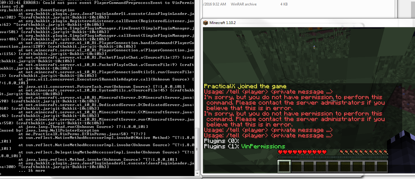 Vin. Permissons | Bukkit Forums