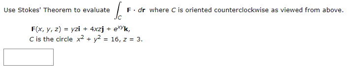 Solved F. dr where C is oriented counterclockwise as viewed | Chegg.com