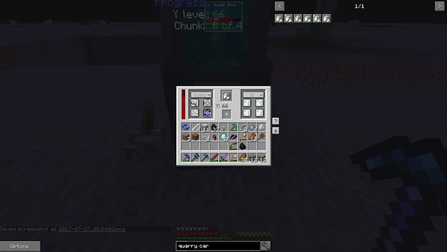 RFTools Builder Quarry Not Working on FTB Beyond In The Slightest. : r ...