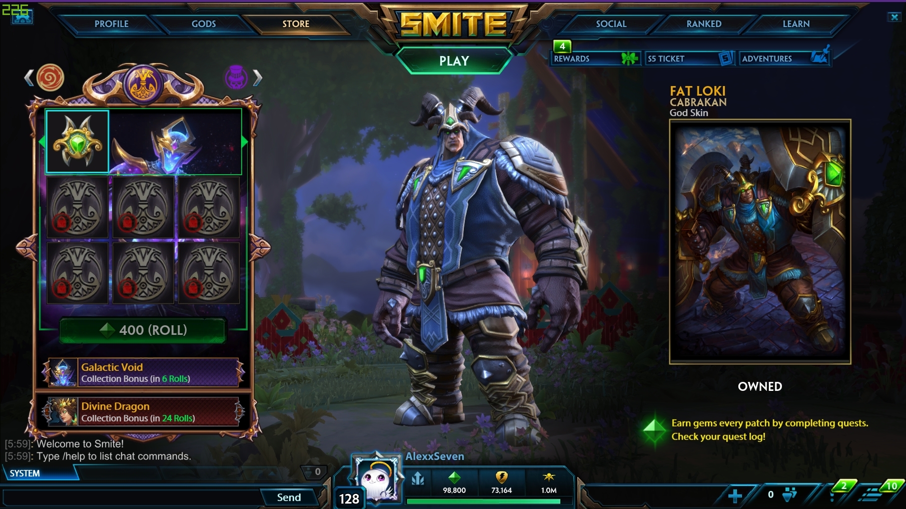 [PTS] The new event, and chest rolls. : r/Smite