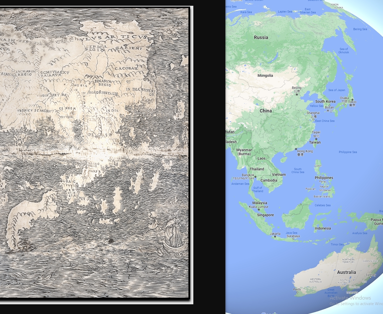 World's oldest globe carved into an ostrich egg by Leonardo Da Vinci in ...