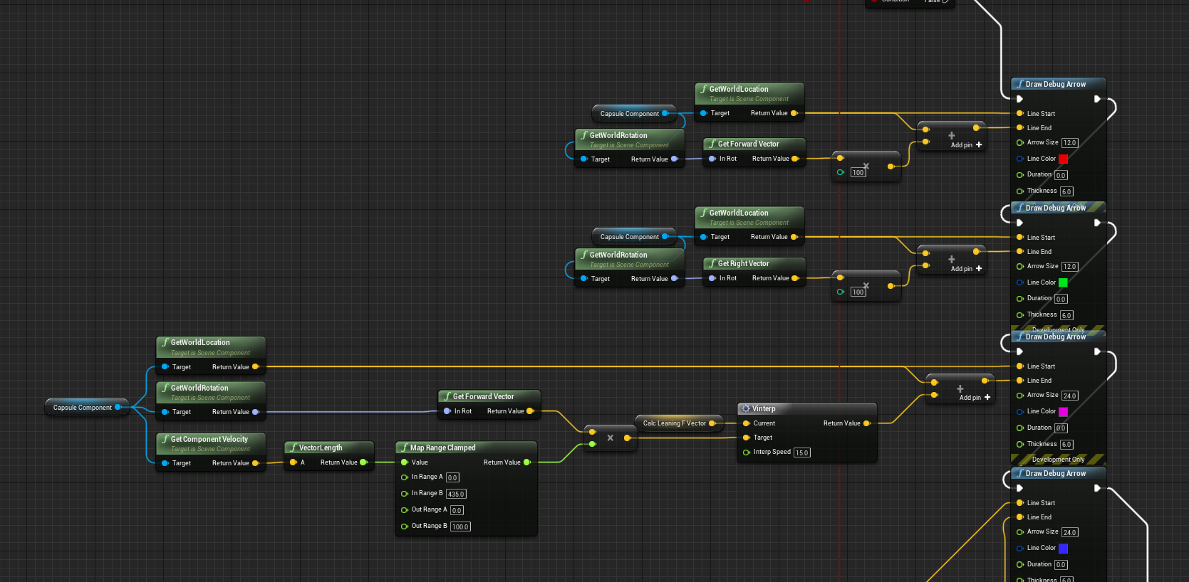 It's not much but I added diving when you're on a slope and procedural tilting/leaning for ...