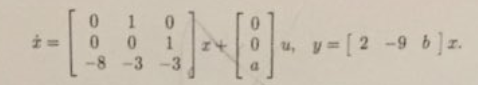 Solved Consider this third order system in state space: | Chegg.com