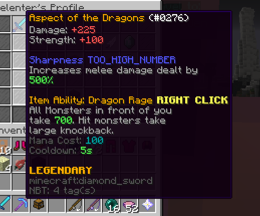 New Weapon: Aspect of the Dragons | Hypixel Forums