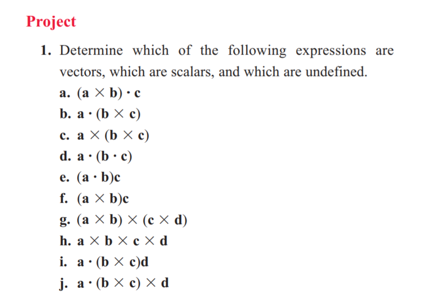 Solved Project I. Determine which of the following | Chegg.com