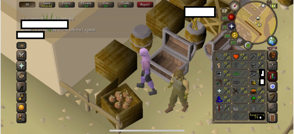 Selling - Level 70-80 - Total Level 500-1000 - 77CB Obby tank with fire ...