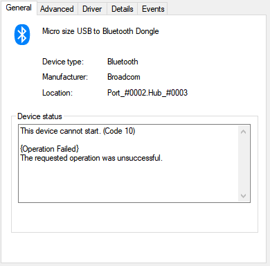 Windows Broadcom bluetooth dongle drivers not working properly. : r ...