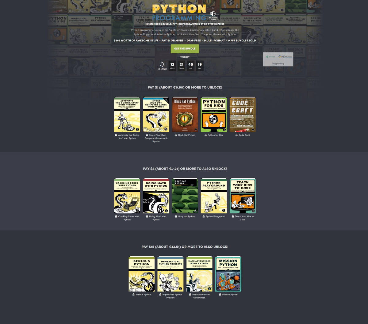 [Conjunta Humble Bundle Books] Python Programming by No Starch Press - Forocoches