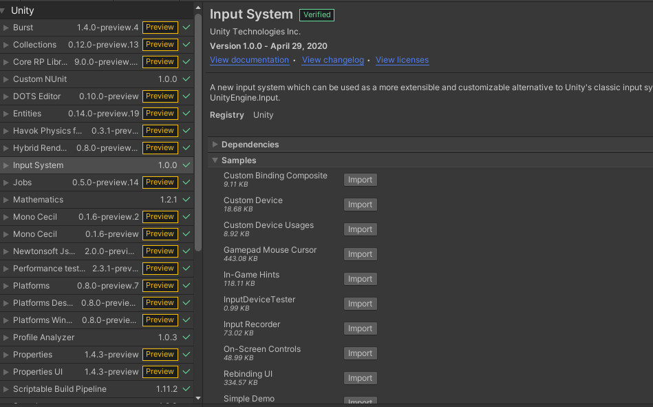 How to deal with "Samples" for a package? - Unity Engine - Unity Discussions