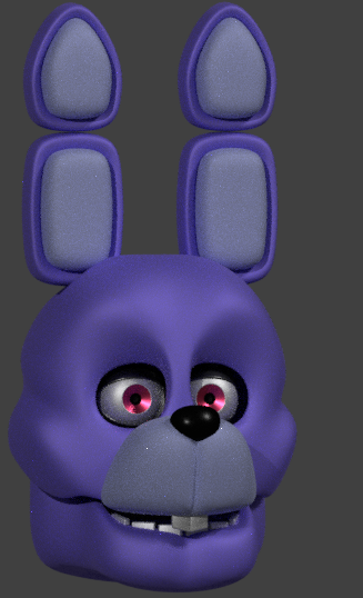 A stylistic bunny's head (reminder of almost a year ago with "stylized ...