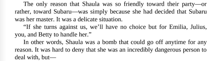 [Re:Zero] Shaula Downgrade & Revision | VS Battles Wiki Forum