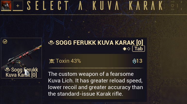 Kuva weapon elemental percentage - Weapons - Warframe Forums
