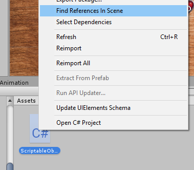 You can't find an object with a specific script in your scene? You can ...